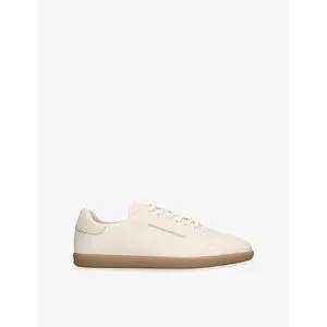Ermenegildo Zegna 232 Grained Leather Trainers - Bone