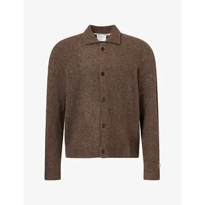PERCIVAL Archive Ribbed-trim Wool-blend Cardigan