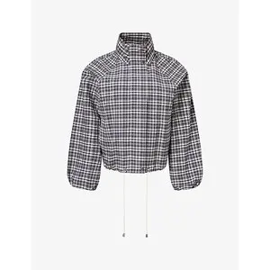 Rails Blake Funnel-neck Woven Jacket - Mini Check