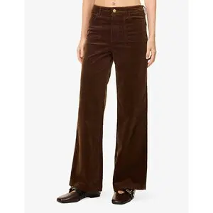 Paige Vanessa Corduroy Cotton-stretch Trousers