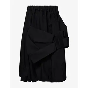 Noir Kei Ninomiya Oversized-bow Balloon Wool Midi Skirt