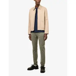 VINGT QUATRE Tapered Mid-rise Cotton Trousers