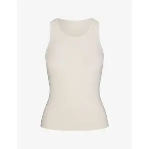 SKIMS Sleep Rib Jersey Tank Top - Ivory