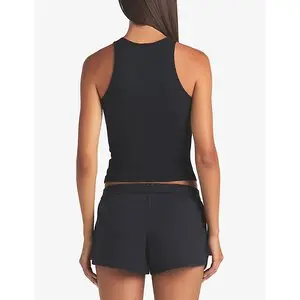 SKIMS Sleep Rib Jersey Tank Top - Onyx