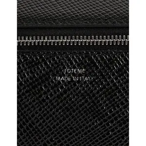 TOTEME Leather Shoulder Bag - Black