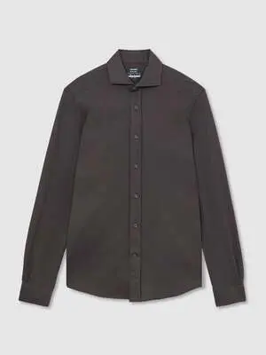 REISS Shirt - Dark Brown