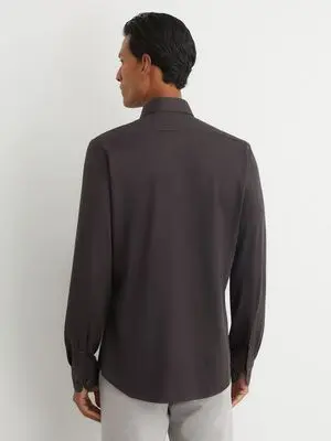 REISS Shirt - Dark Brown