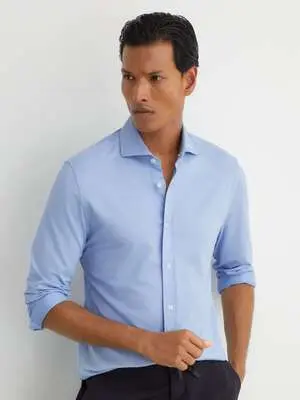 REISS Shirt Soft Blue