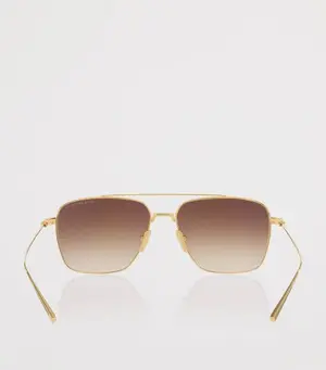 Dita Titanium Artoa 57x Aviator Sunglasses