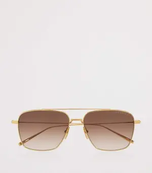 Dita Titanium Artoa 57x Aviator Sunglasses