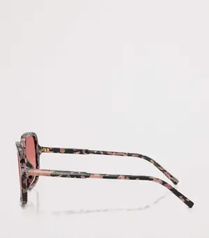Dolce & Gabbana Camouflage Print Square Sunglasses
