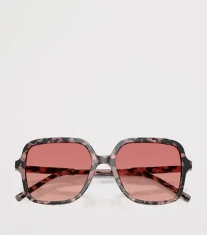 Dolce & Gabbana Camouflage Print Square Sunglasses