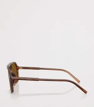 Dolce & Gabbana Acetate Pilot Sunglasses