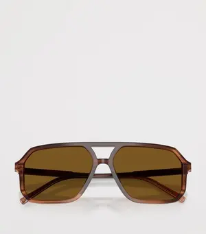 Dolce & Gabbana Acetate Pilot Sunglasses