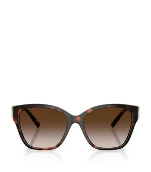 Tiffany & Co. Square Frame Sunglasses - Brown