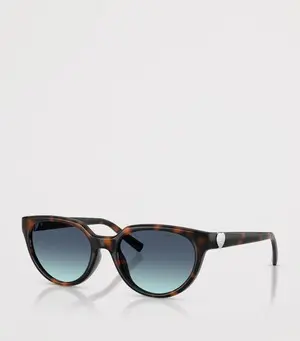 Tiffany & Co. Tortoiseshell Cat Eye Sunglasses