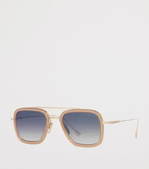 Dita Titanium Aviator Sunglasses