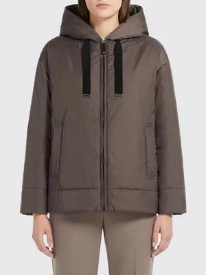 Max Mara Hooded Puffer Jacket - Brown