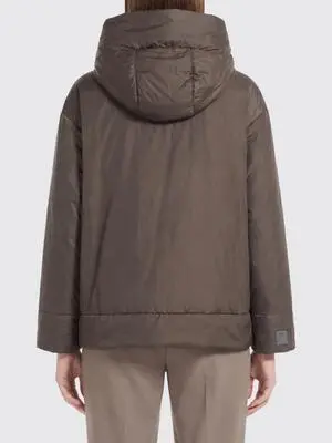 Max Mara Hooded Puffer Jacket - Brown