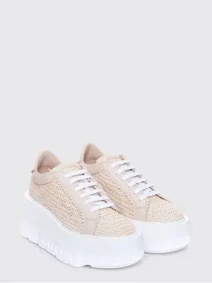 Casadei Woven Platform Trainers - Pink