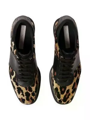 Stella McCartney Sneak-elyse Leopard Platform Sneakers