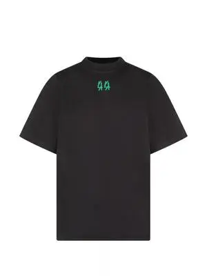 44 LABEL GROUP Darkened Dog Graphic Print T-shirt