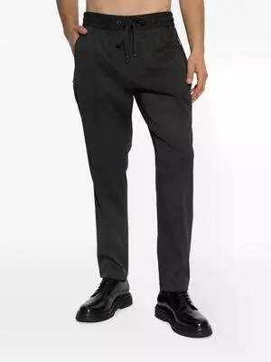 Dolce & Gabbana Drawstring-waist Trousers - Black