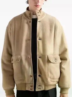Prada Shearling Bomber Jacket