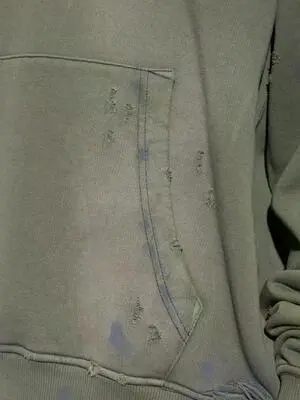 DIESEL® S-keithy Distressed Hoodie