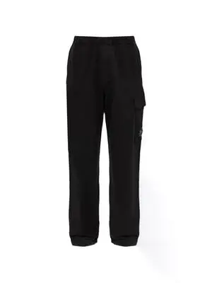 C.P. COMPANY Diagonal Raised Fleece Lens Cargo Sweatpants