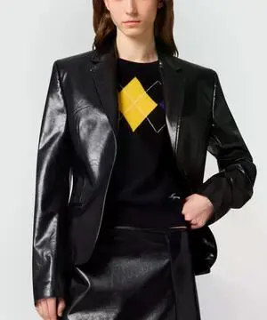 MSGM Notched Lapel Single-breasted Jacket
