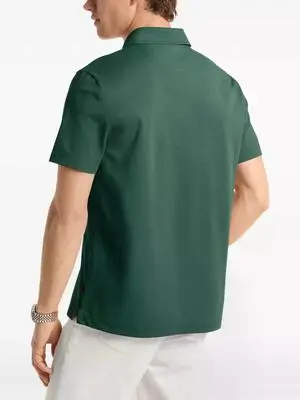 Michael Kors Cotton Blend Piqué Zip-up Polo Shirt