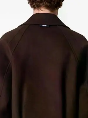 MSGM Raglan-sleeve Felted Jacket