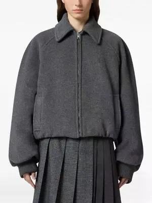 MSGM Zip-up Raglan-sleeve Jacket