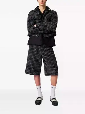 MSGM Check-pattern Tweed Jacket