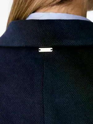 FRACOMINA Ring-detail Notched-lapel Coat