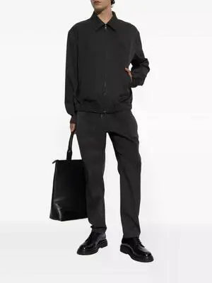 Dolce & Gabbana Logo Patch Zip-up Jacket