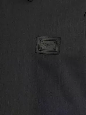 Dolce & Gabbana Logo Patch Zip-up Jacket