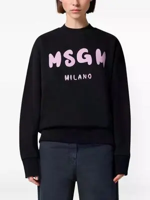 MSGM Logo Print Sweatshirt