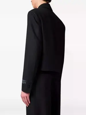 MSGM Cropped Notch-lapels Jacket