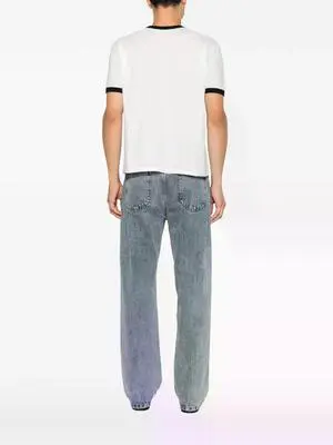 SECOND / LAYER Graphic-print Ringer T-shirt