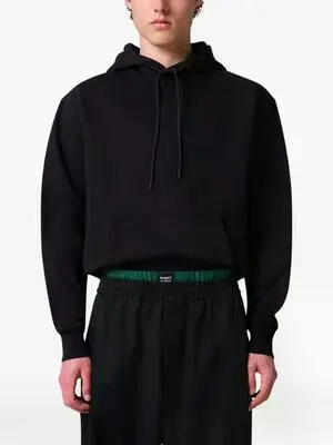 MSGM Graphic-print Drawstring Hoodie