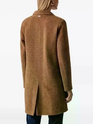 FRACOMINA Double-breasted Textured-finish Coat