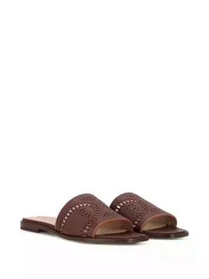 TOD'S Perforated Leather Sandals