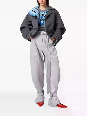MSGM Belted Cargo Trousers
