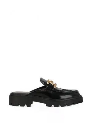 TOD'S Chain-link Leather Mules