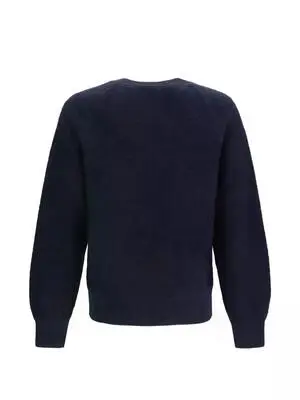 PIACENZA CASHMERE 1733 Crew-neck Ribbed-trim Sweater