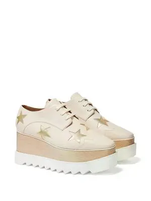 Stella McCartney Metallic Star Elyse Platform Shoes