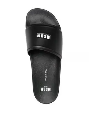MSGM Logo-print Sliders