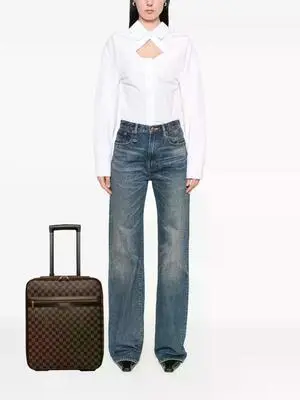 LOUIS VUITTON 2009 Damier Ebene Pegase 45 Travel Bag - Brown